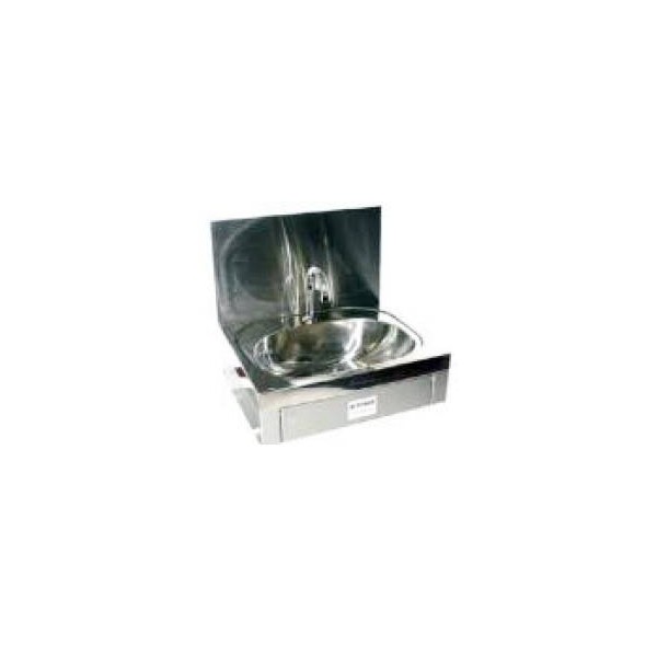 Knee Operated Hand Basin with Splashback