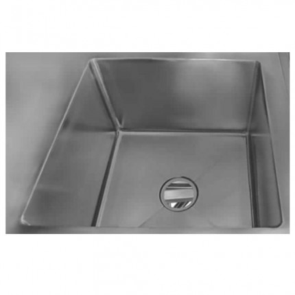 Stainless Steel Sink Bench 600 W x 600 D with Single Centre Bowl and ...