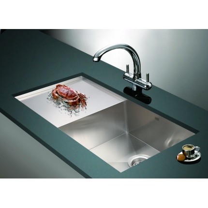 960x450mm Stainless Steel Undermount / Topmount Kitchen Sink with Waste