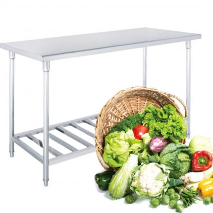 800 x 700 x 850 mm Commercial Catering Kitchen Stainless Steel Prep ...