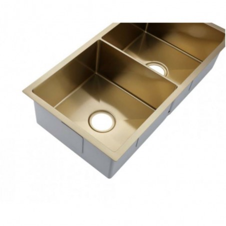 Gold Stainless Steel Kitchen Sink - 860 x 450 mm