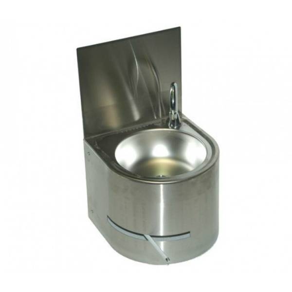 Wand Operated Security Round Hand Wash Basin