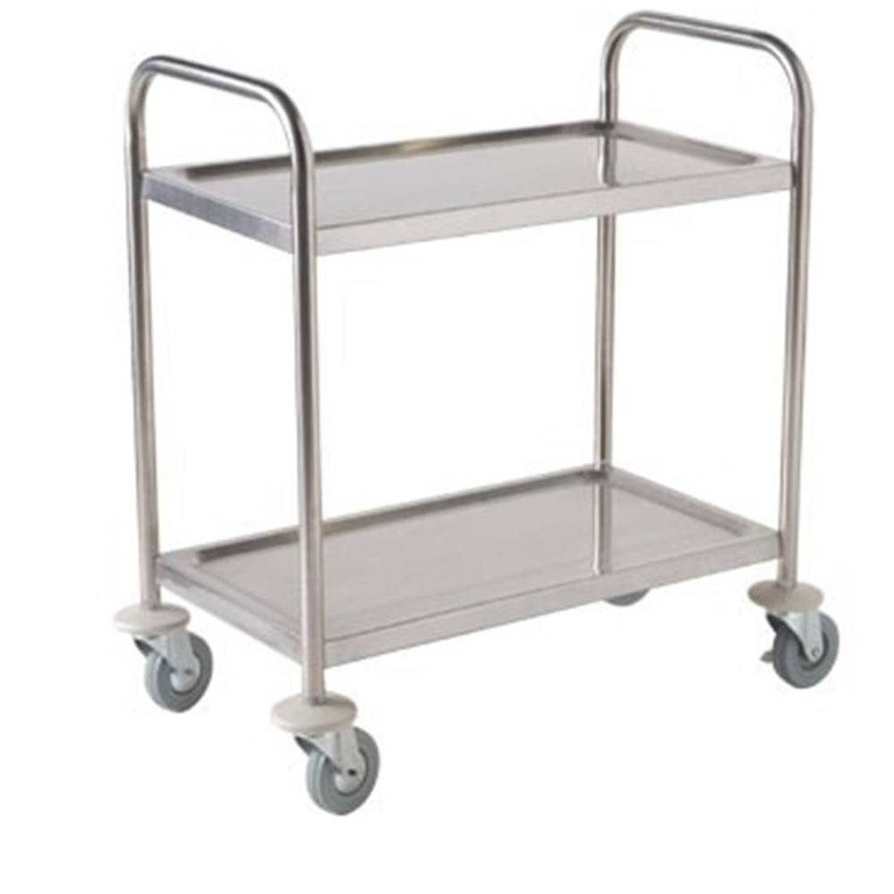 Stainless Steel Trolley Cart 2 Tier - Small