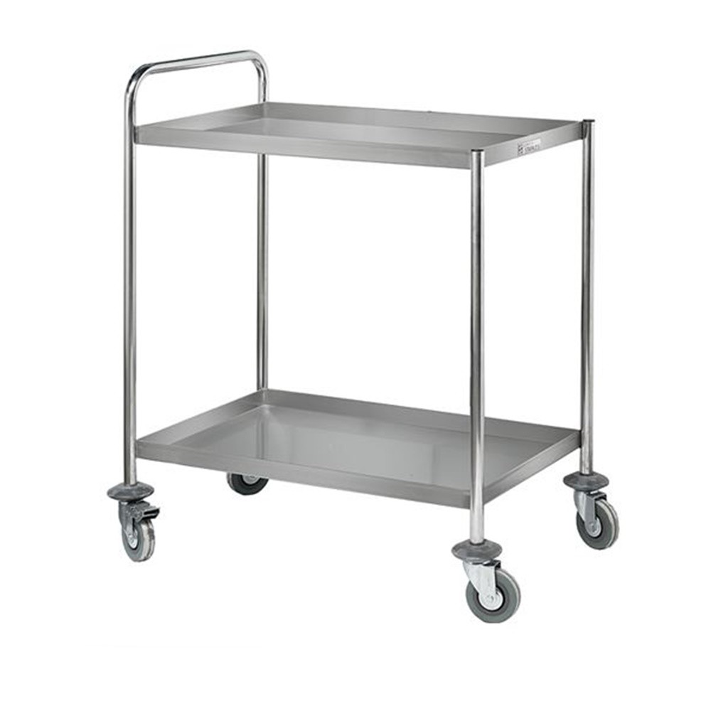 Stainless Steel 2 Tier Trolley Cart